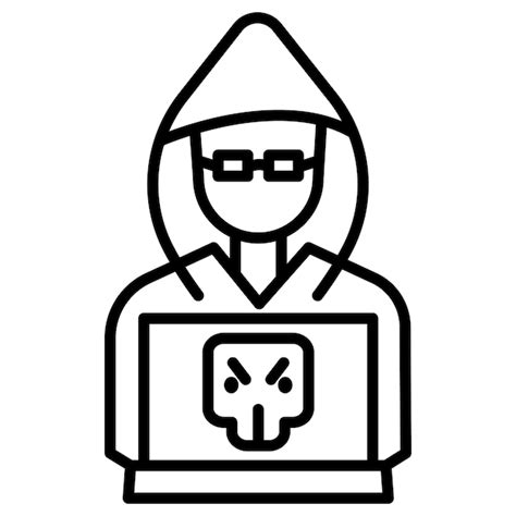 Premium Vector Hacker Vector Illustration Premium Vector Hacker Vector Illustration