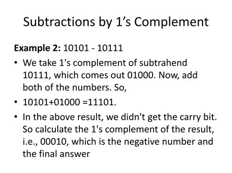 558196807 1 S And 2 S Complement Lecture 3ppt