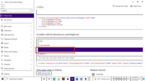 Bug Xaml Controls Gallery Accessibility [mas4 3 1] In Hc Mode List