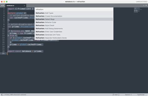 Extensions Refraction