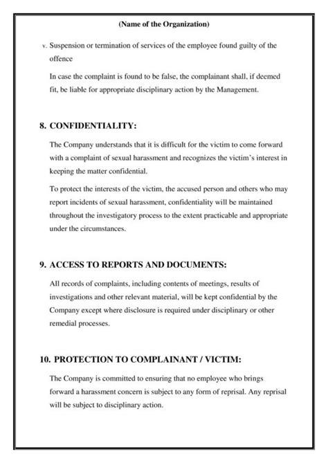 Hiring Policy Sample Download Template Word Pdf