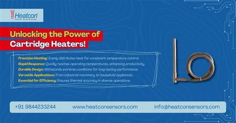 Industrial Heating With Cartridge Heaters Heatcon Sensors