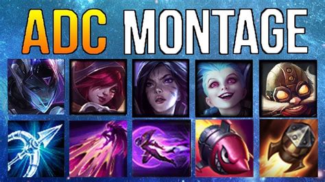 ADC Montage 12 Best ADC Plays Compilation League Of Legends Mid