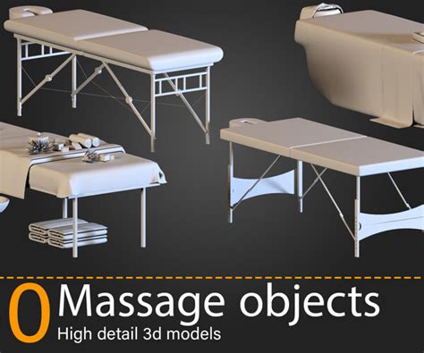 Artstation 50 Massage Objects Kitbash Resources