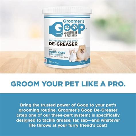 Groomer’s Goop Creme Degreaser For Oily Coats