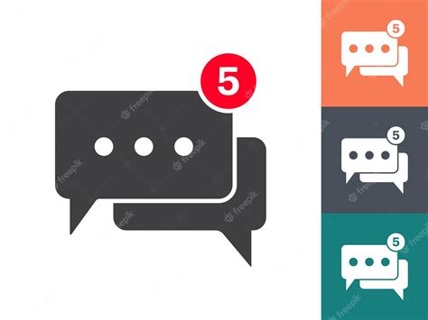 Premium Vector Text Message Icon Isolated Vector Illustrationchat Icon In 4 Styles In Vector