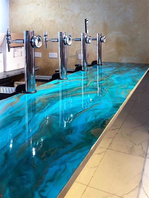 2f Metallic Epoxy Countertops Sp Resin