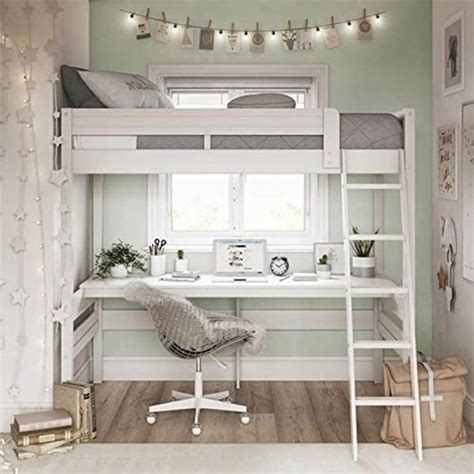 Dorel Harlan Loft Bed With Desk