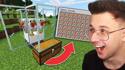 MINECRAFT ta OTOMATİK TAVUK FARMI KURDUM Bölüm 4 YouTube