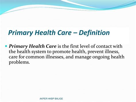 Ppt Primary Health Care Powerpoint Presentation Free Download Id