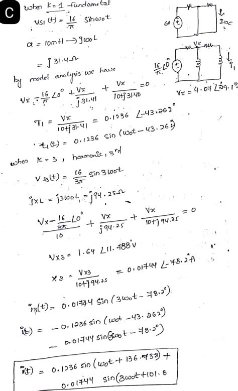 [solved] 1 the current source is t in the circuit below generates
