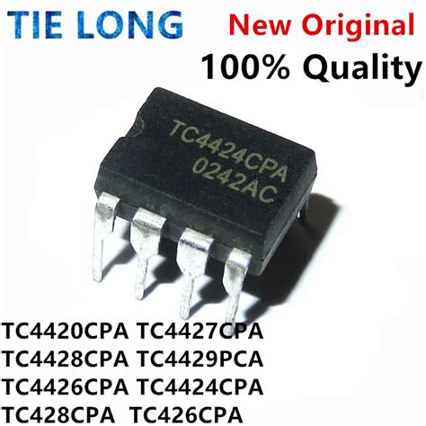 10pcs Tc4420cpa Dip8 Mic4420 Tc4420 Tc4420epa Tc4429cpa Tc4429