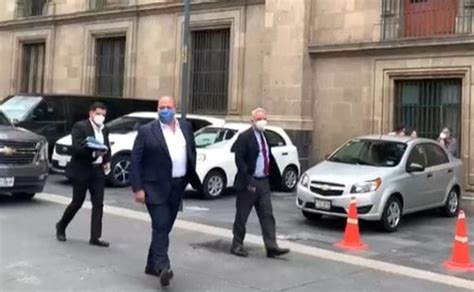 Enrique Alfaro Llega A Palacio Nacional Para Reunirse Con Amlo