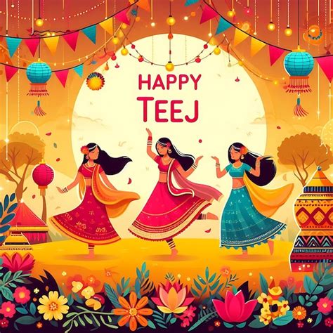 Happy Teej A Poster That Says Quot China Teapot Quot Is Displayed In A Colorful Display