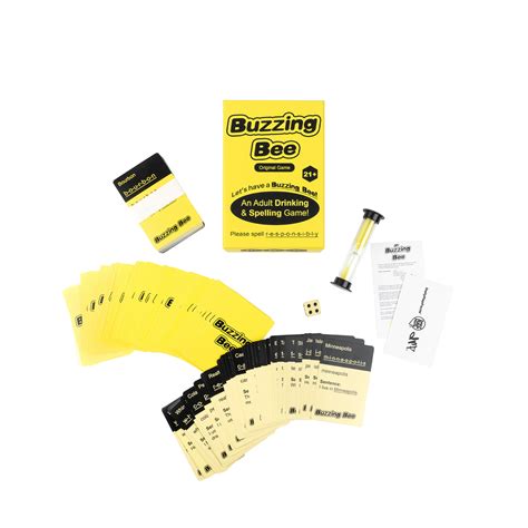 Buzzing Bee An Adult Drinking And Spelling Game Rapmart