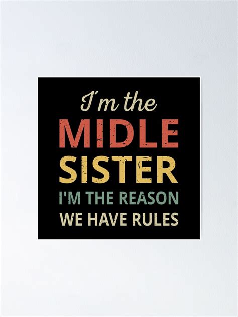 Matching Babes Middle Babe The Reason We Have Rules III Poster For Sale By Lemon Pepper