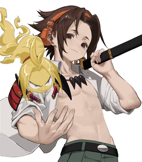 Asakura Yoh Shaman King Drawn By Cbow Danbooru