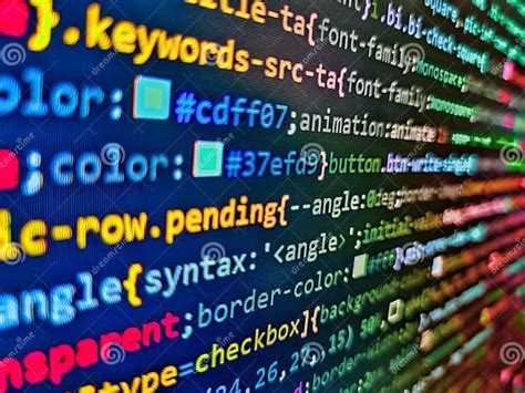 Programming Code Abstract Technology Background Of Software Developer