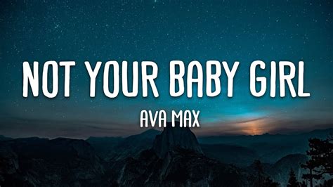 Ava Max Not Your Barbie Girl Lyrics Youtube