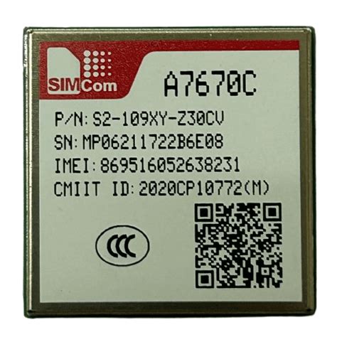 Sim A7670c Simcom Wireless Solutions Wireless Module Campus Component