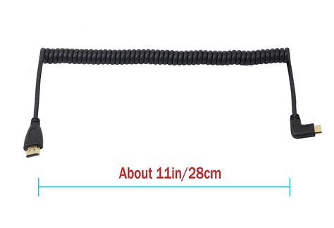 Buy Cerrxian Angle Degree Mini Hdmi To Hdmi Cable Right Angled Mini Hdmi Male To Hdmi Male