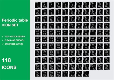 Table Prodic V Icônes Glyphiques Avec Fond Blanc Vecteur Libre