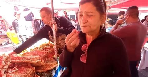 Cubana visita por primera vez un tianguis en México y queda impactada