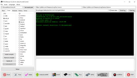 Installare Lazarus E Fpc Con Fpcupdeluxe Blog Su Lazarus E Il Pascal