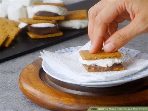 3 Ways To Make Smores In A Microwave Wikihow