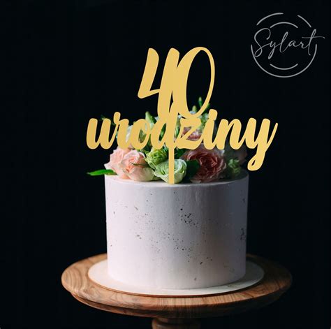 Topper Na Tort Urodziny Liczba Lustro Plexi Cena Opinie Toppery
