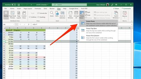 How To Freeze A Row In Excel So It Always Stays Visible