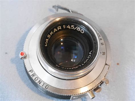 Yahoo オークション Voigtlander Vaskar 80mm F4 5 Pronto レンズの