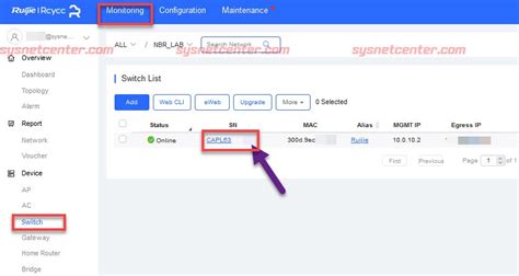 Config Dhcp Snooping Reyee Ruijie Network Switch In