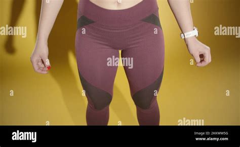 Female Gymnast Stretching Stock Video Footage Alamy