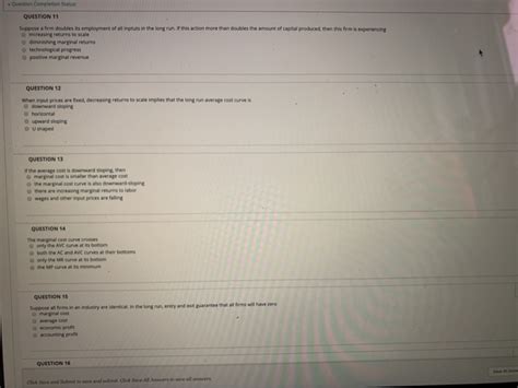 solved question completion status question 11 suppose a