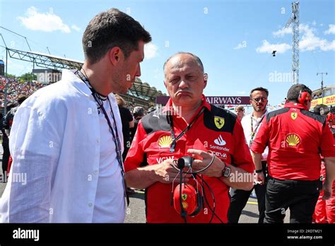 Budapest Hungary 23rd July 2023 Frederic Vasseur Fra Ferrari Team
