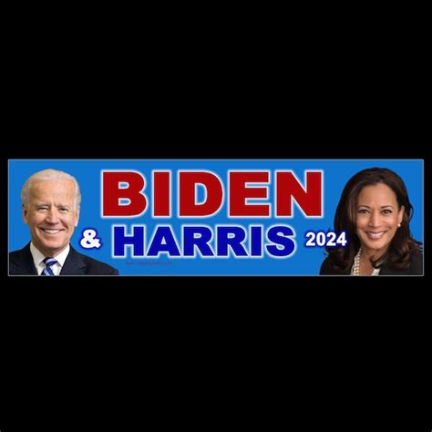 Biden Harris 2024 Bumper Sticker Etsy