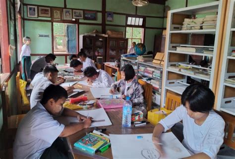 မင်းလှ အခြေခံပညာအထက်တန်းကျောင်းတွင် မြို့နယ်အဆင့်၊ နိုင်ငံတစ်ကာ စာတတ်မြောက်ရေးနေ့အကြို