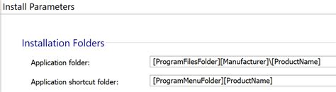 Setup Project Default Installation Folder In Advanced Installer