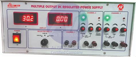 MULTIPLE OUTPUT DC REGULATED POWER SUPPLY At Power Supply In Ambala ID