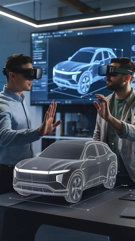 Automotive Engineers Develop 3d Electric Car Prototypes Using Gestures In Augmented Reality