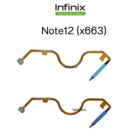 สายแพรสแกนลายนิ้วมือ อะไหล่แท้ ของ Infinix Note12 (x663) ของแท้ศูนย์ ...