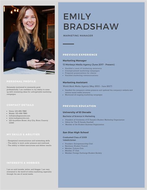 Business Professional LinkedIn Resume Template PDF Etsy