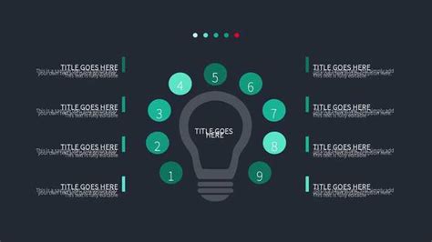Visualization Of Internet Technology Data With Light Bulb Diagram PowerPoint Template Free