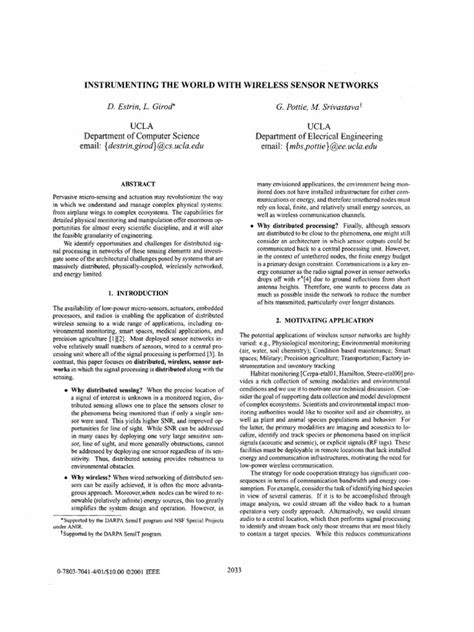 instrumenting the world with wireless sensor networks pdf wireless