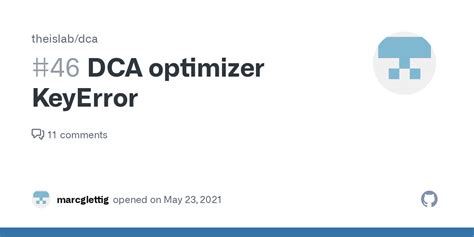 dca optimizer keyerror · issue 46 · theislab dca · github