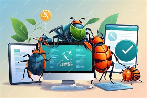 Premium Photo Ensuring Quality Illustrating Qa And Software Testing