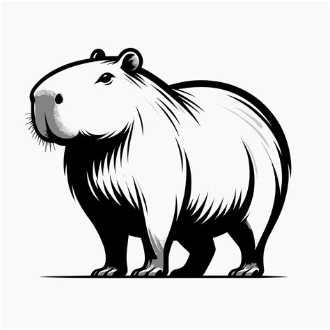 Digital Capybara Images Pack Cute Capybara Illustrations Instant