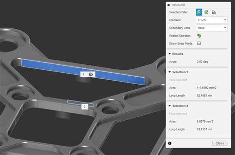 Solved Cant Inspect Distance Between Parallel Faces Autodesk Community