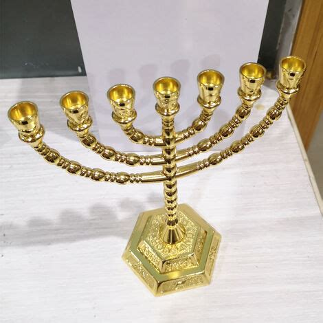 16x13cm Native Spirit 7 armé Menorah David Chandelier Chandeliers